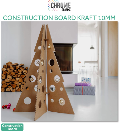 CHROME CONSTRUCTION BOARD KRAFT 10MM | Chrome Grafixx