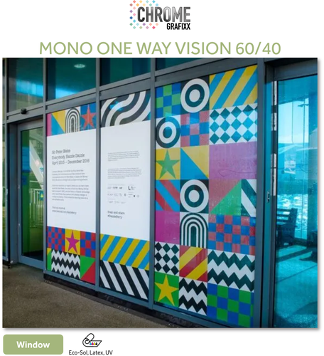 CHROME MONO ONE WAY VISION 6040 | Chrome Grafixx