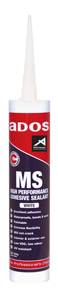 CRC ADOS MS High Preformance Sealant White 400G 8361 | PPS Industries NZ