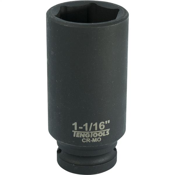 TENG 1/2"DR Deep Impact Socket 1 1/16" DIN 920234-C | PPS Industries NZ
