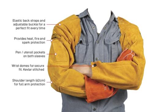 FUSION Welders Sleeves EFSL [Pair] | PPS Industries NZ