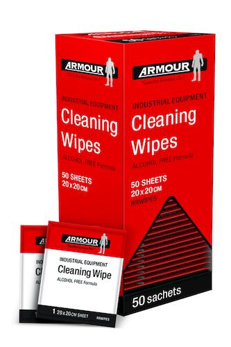 ARMOUR Respiratory Cleaning Wipes (PK50) RRWIP | PPS Industries NZ